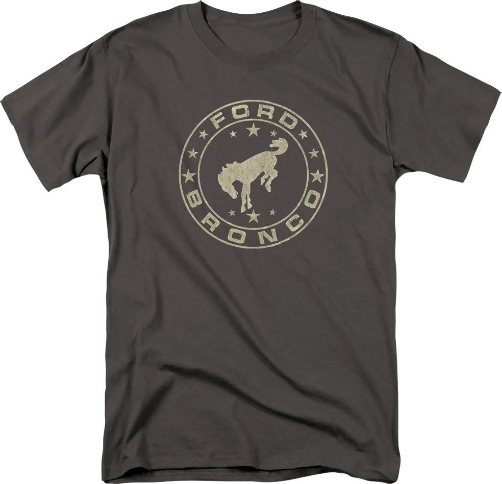 Ford Bronco Logo T Shirt Sip And Shop Cafe
