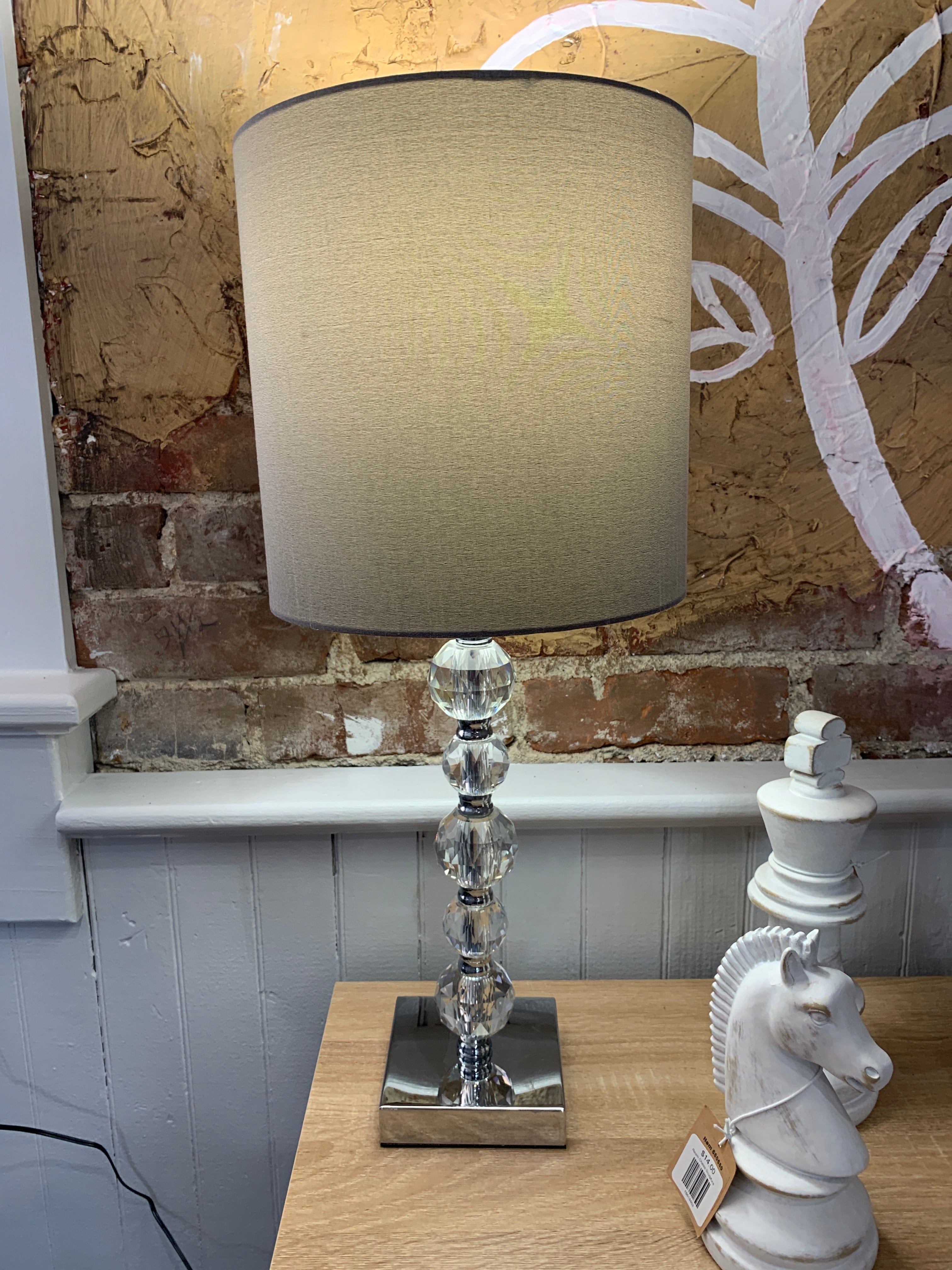 Crystal Lamp – Sip and Shop Cafe