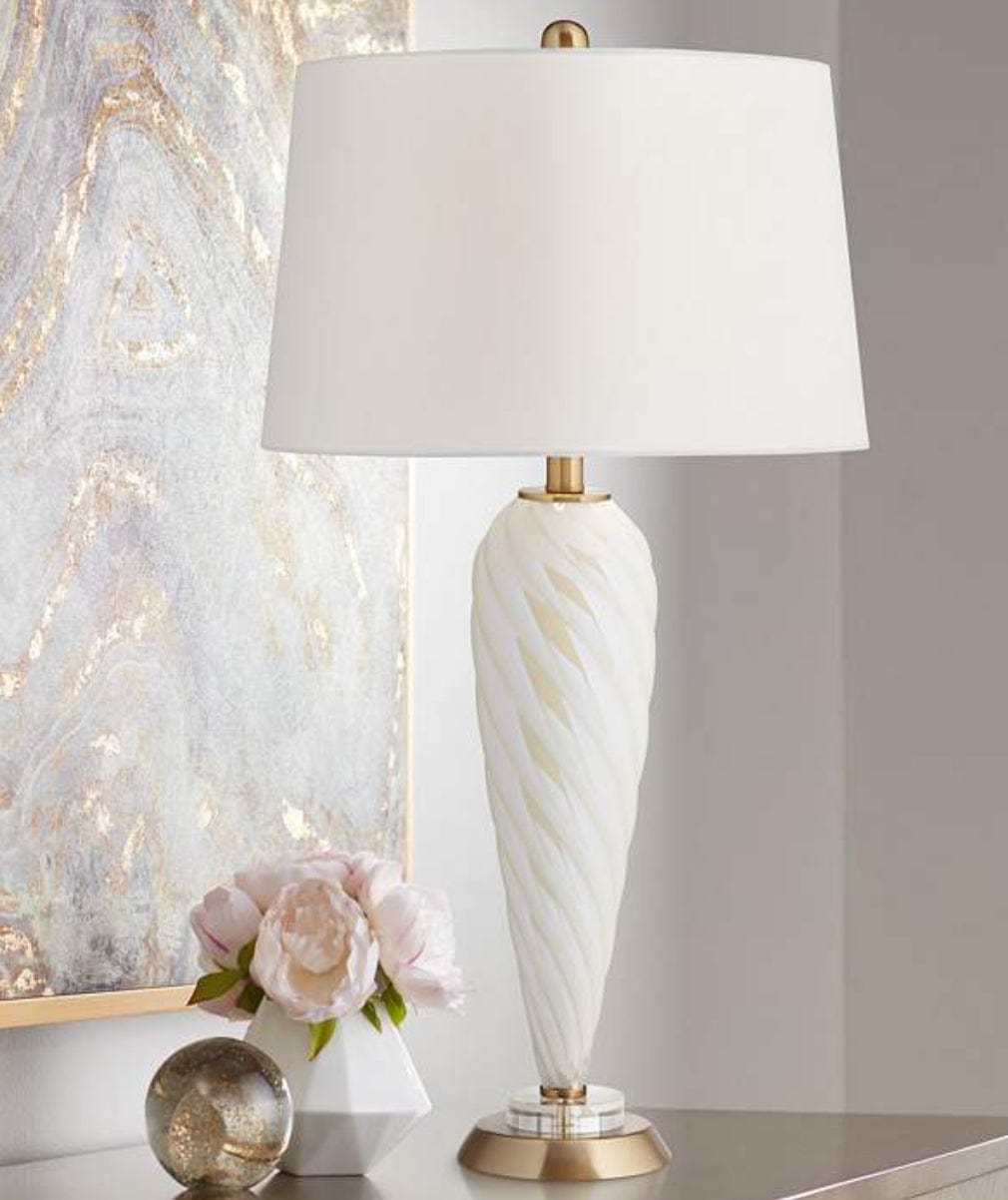 High Pearl Glass Lamp – Sip and Shop Cafe