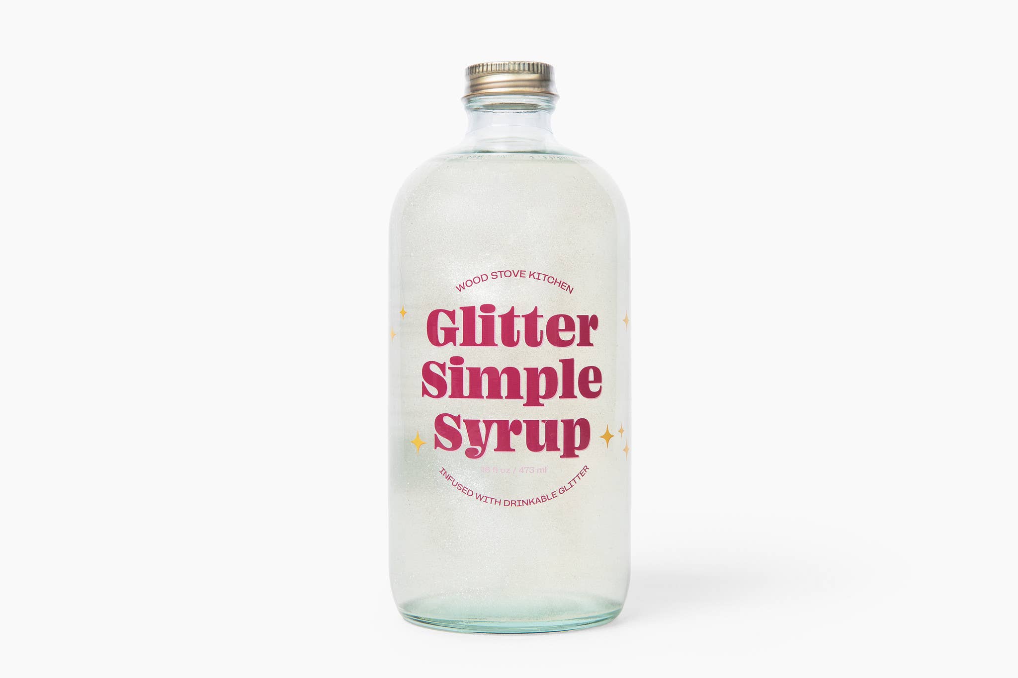 Glitter Simple Syrup, 16 fl oz with Edible Glitter – Sip and Shop Cafe