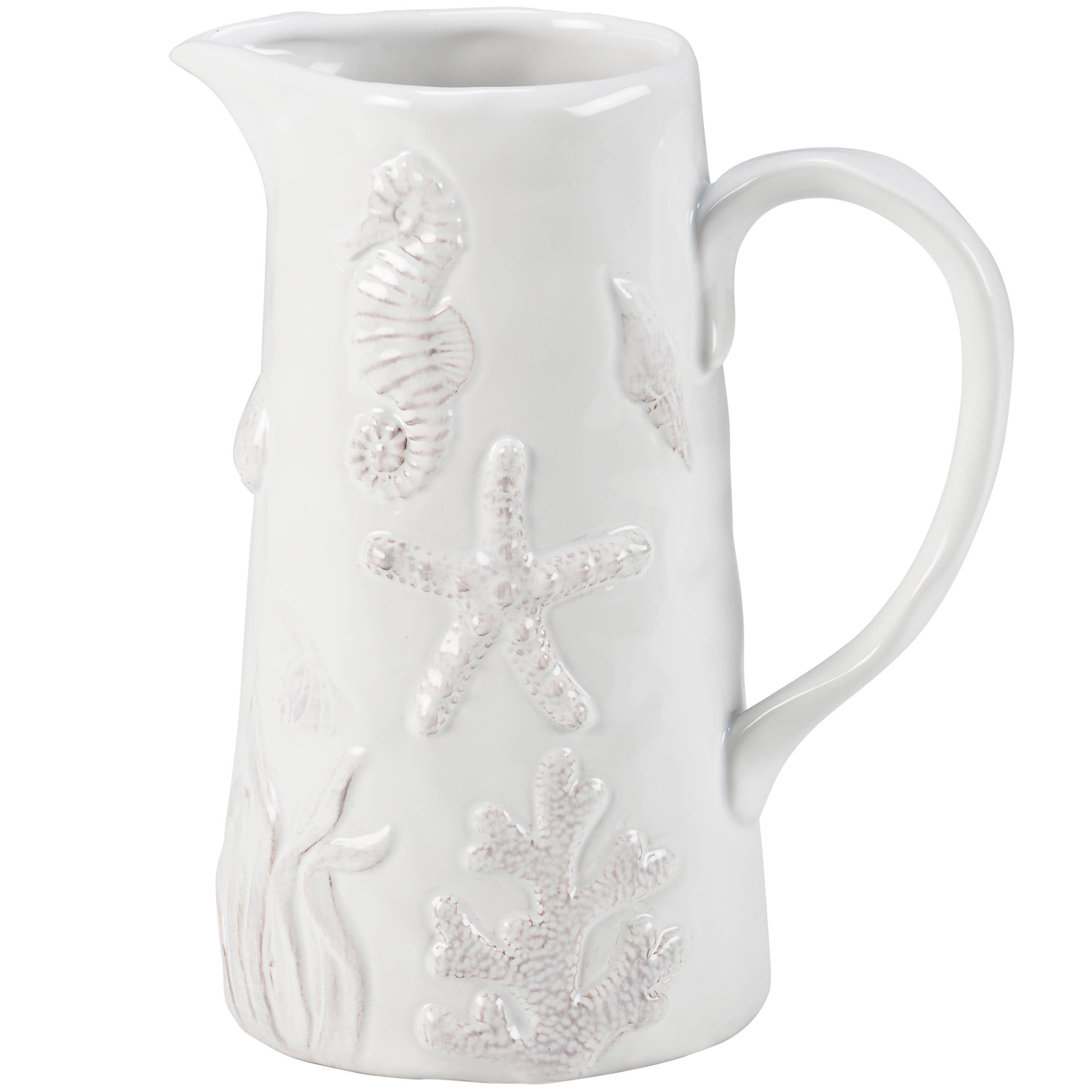 Embossed Beach Pitcher – Sip and Shop Cafe