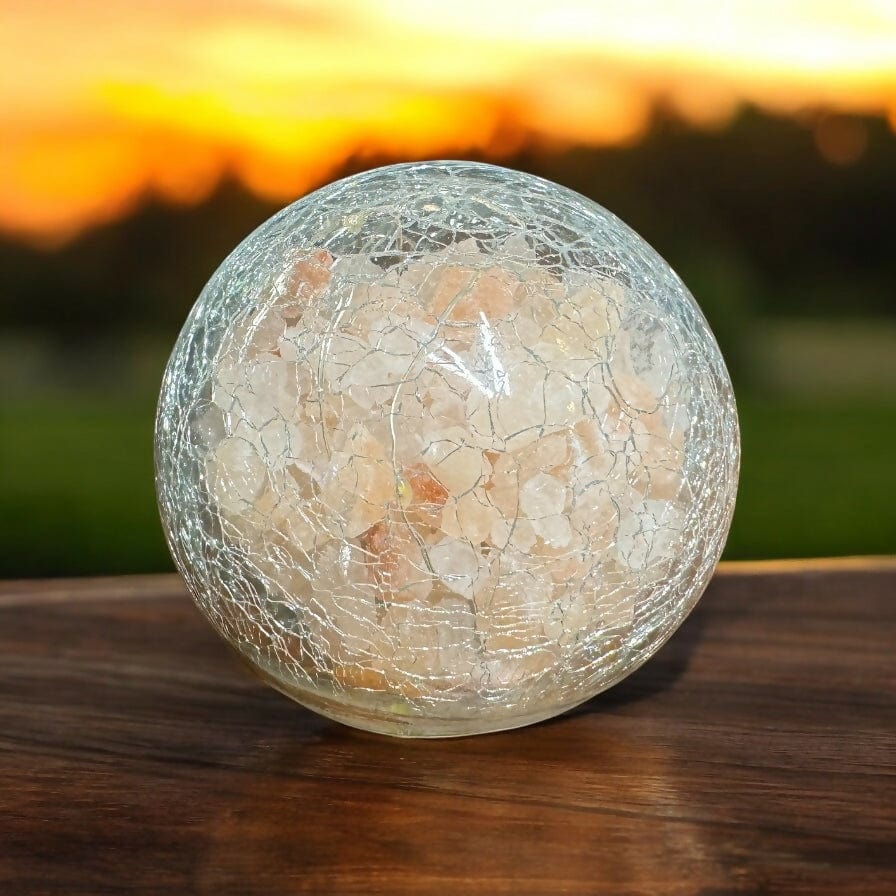 Himalayan Salt Meditation light-up Globe – Sip and Shop Cafe